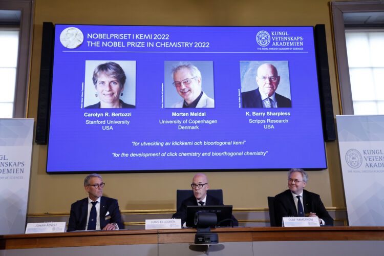 Nobel Prize for 3 chemists who made molecules ‘click’ | News, Sports ...